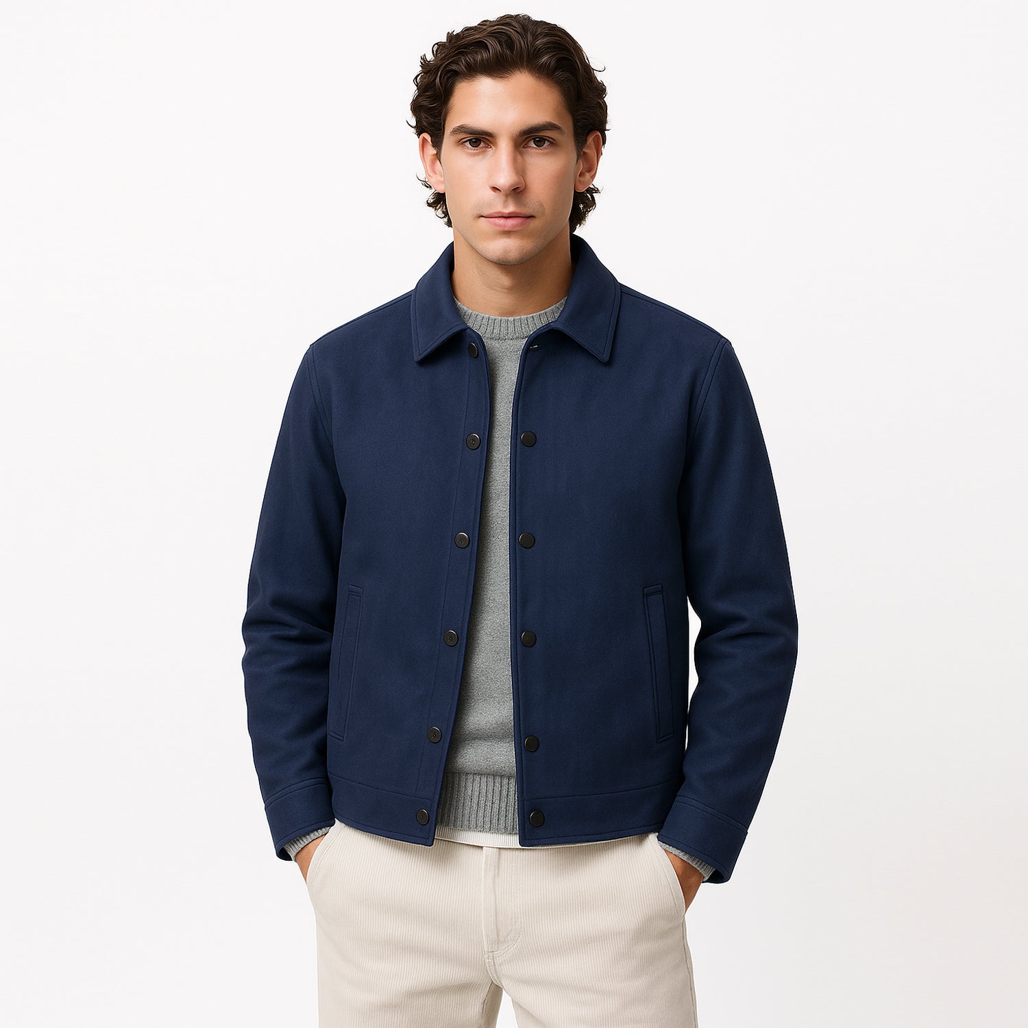 Men’s Suede Scuba Jacket – Stylish Jacket in Pakistan – The Hoshbay